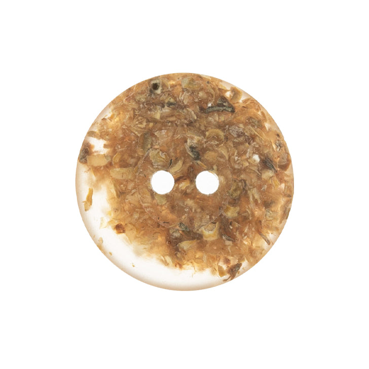 Recycled Corn Husk Button (15mm) – No Frills Knitting